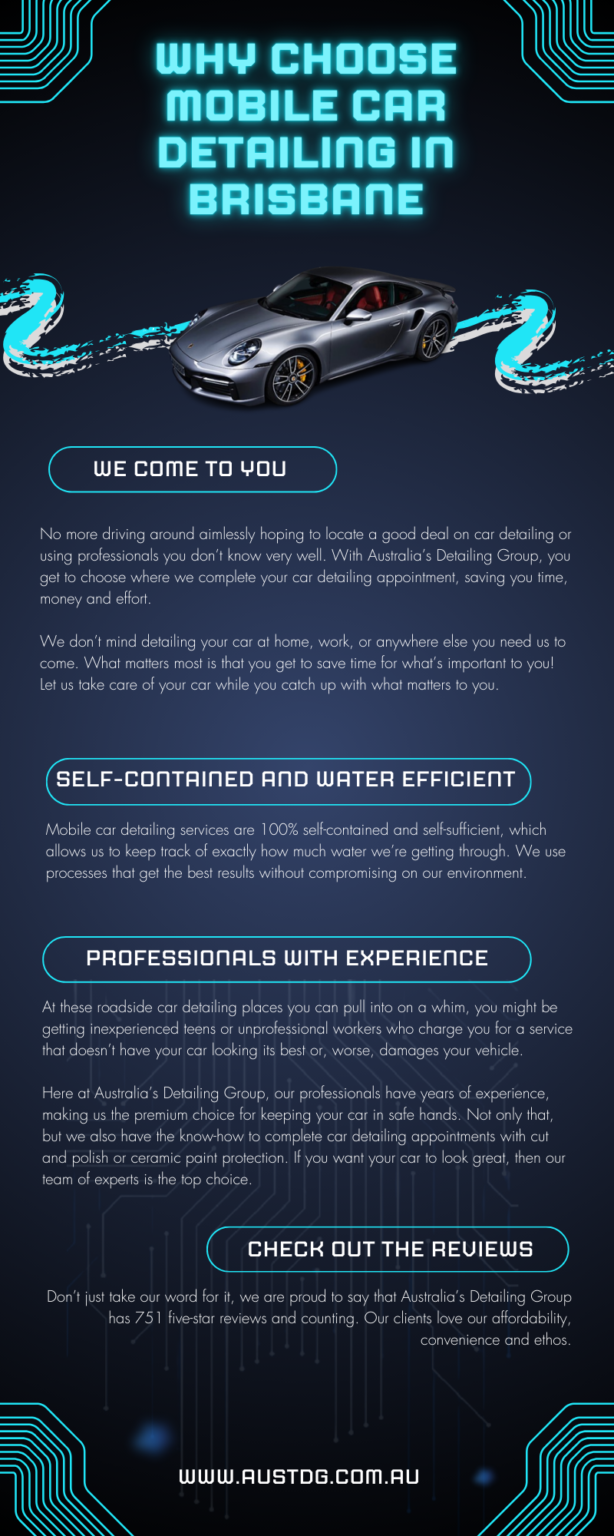 Why Choose Mobile Car Detailing in Brisbane?- Car Detailing