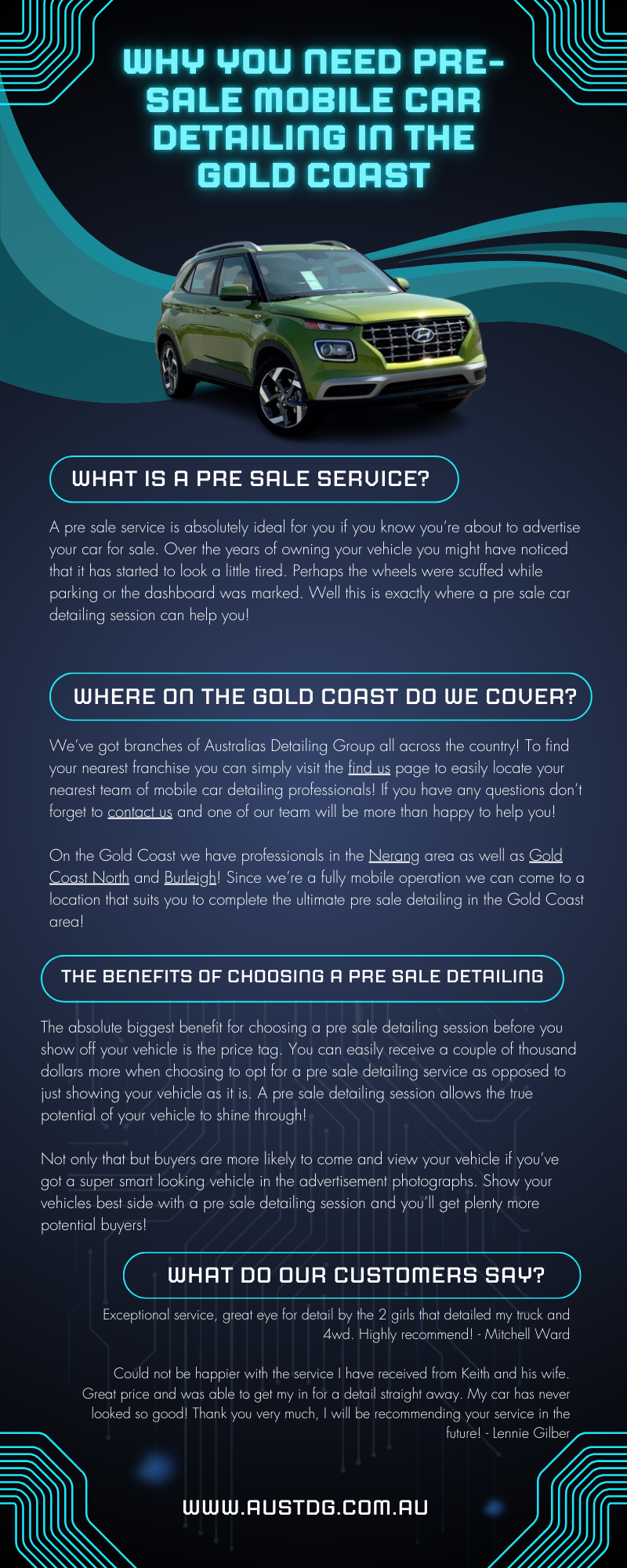 Why You Need Pre-Sale Mobile Car Detailing in the Gold Coast